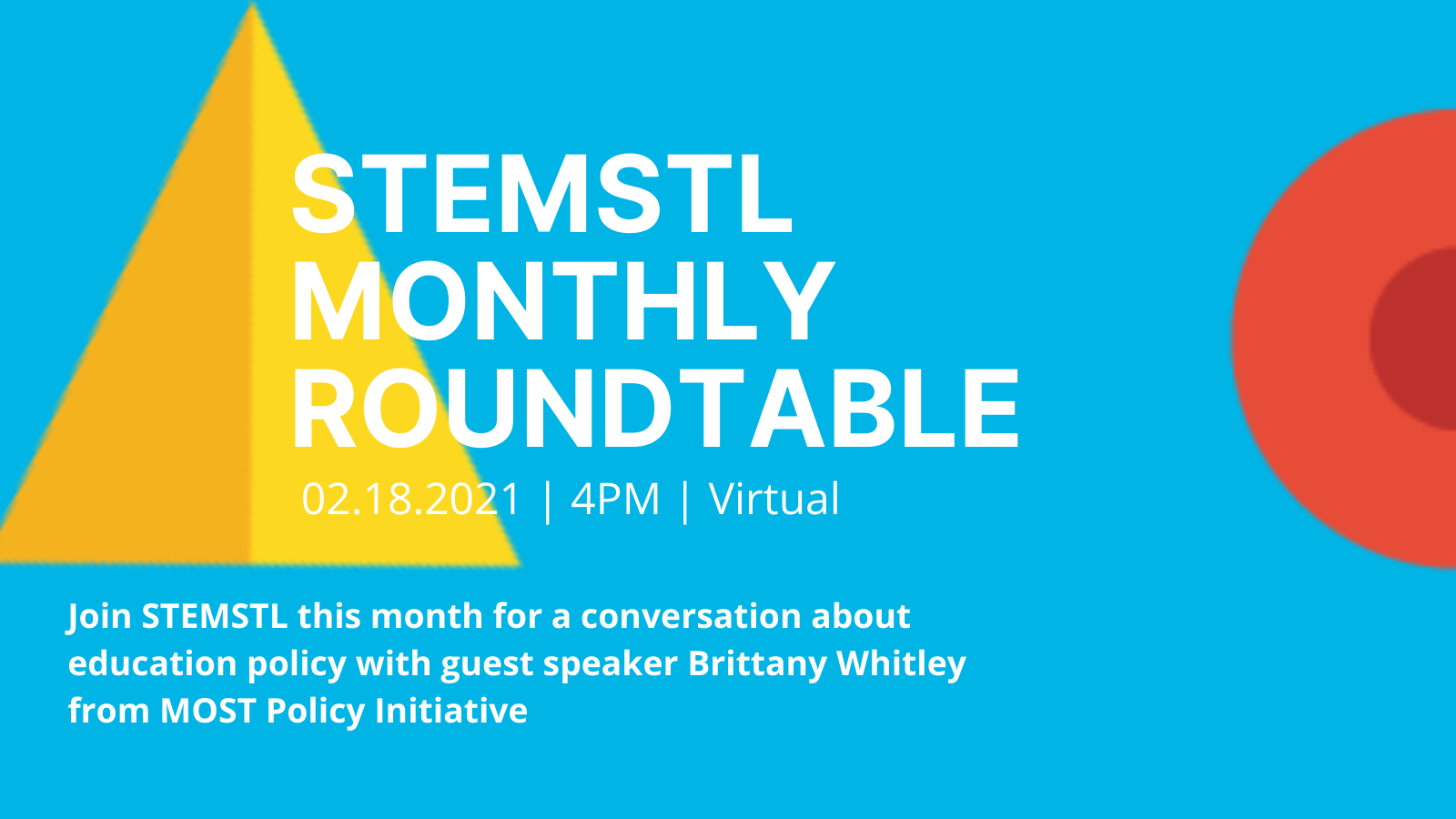 STEMSTL MONTHLY ROUNDTABLE - Twitter - STEMSTL